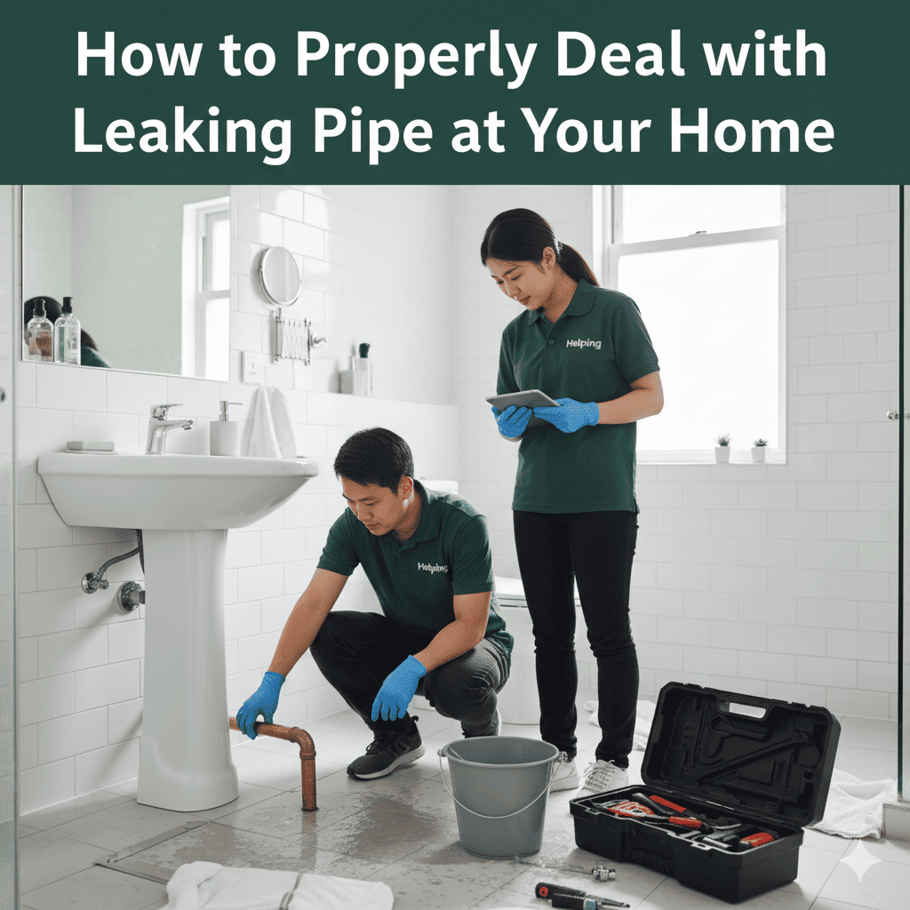 How To Properly Deal With Leaking Pipe At Your Home