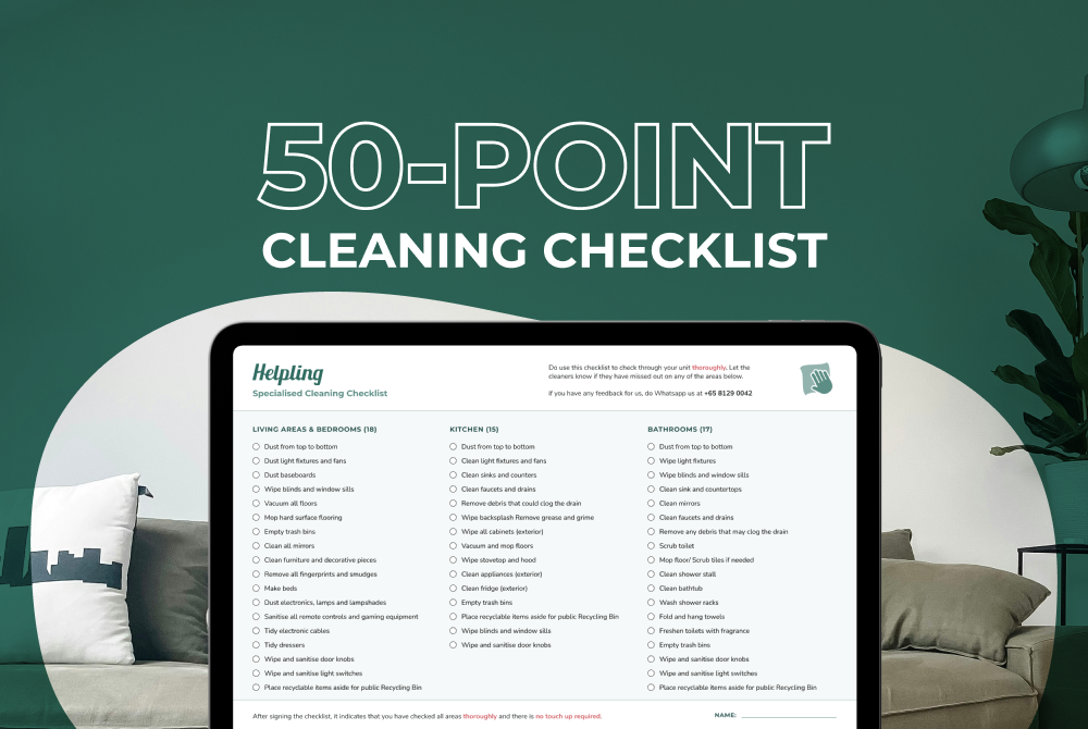 Part Time Cleaner Singapore | Helpling